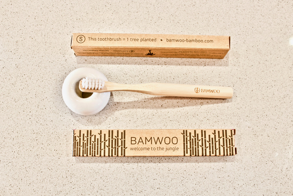 Children's Biodegradable Bamboo Toothbrush in Natural | BAMWOO – BAMWOO ...